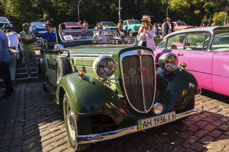 Audi Front UW 225 Front-wheel Drive Cabriolet of 1936 is Presented at ...
