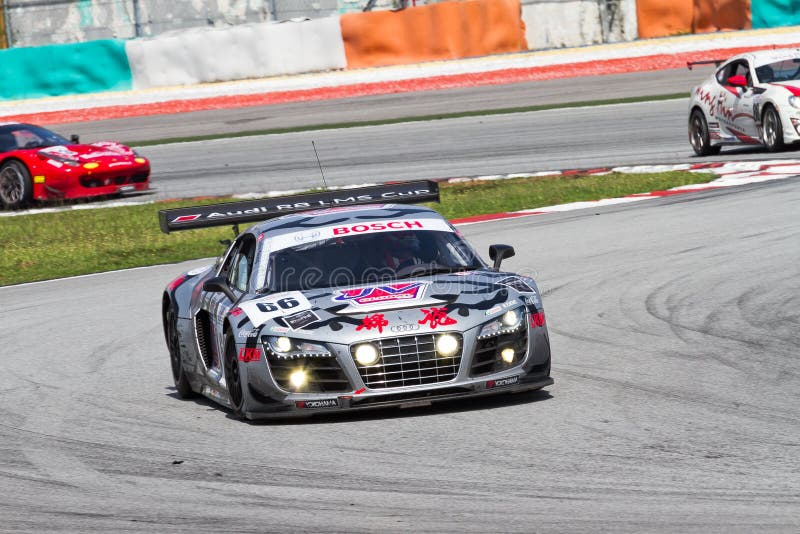 Audi LMS Cup 2013 Audi R8 Super Car Editorial Stock Photo - Image of ...