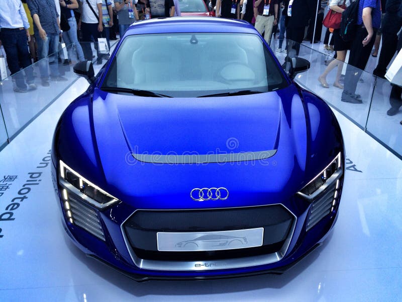 Audi R8 on Ces Asia 2015,China Editorial Stock Photo - Image of audi ...
