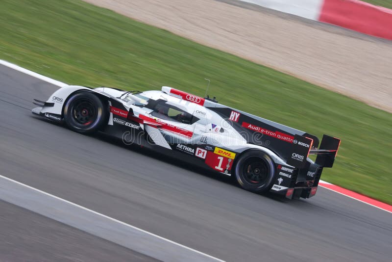 Audi R18 E-tron Car Number 1 Competing at the 6 Hours of Silverstone ...