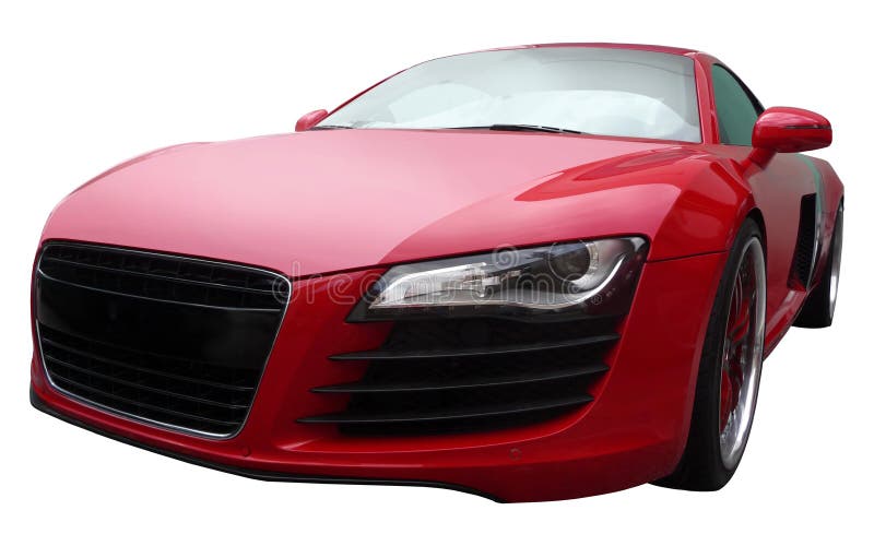 Audi rouge R8 photo stock. Image du details, automobile - 25957372
