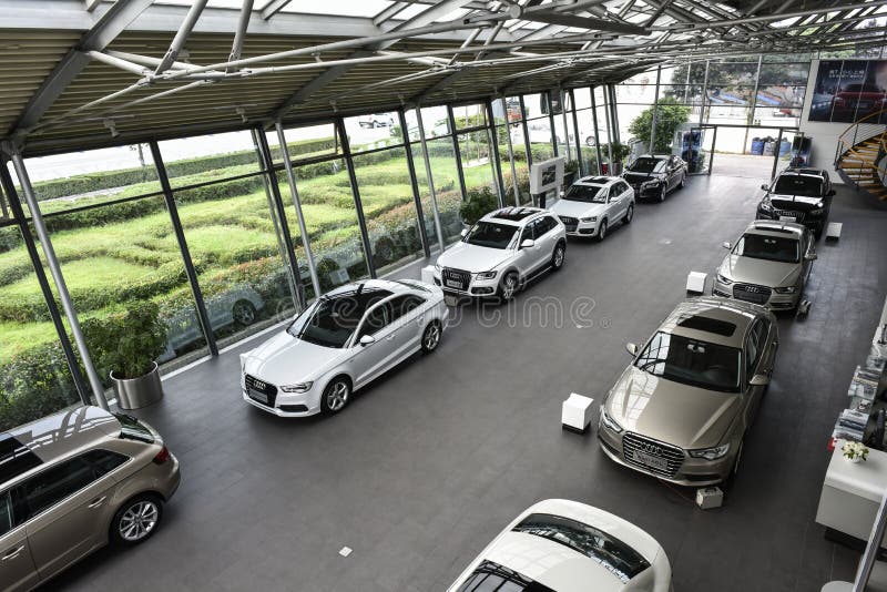 Audi 4S stores. editorial photo. Image of building, sell - 56877676
