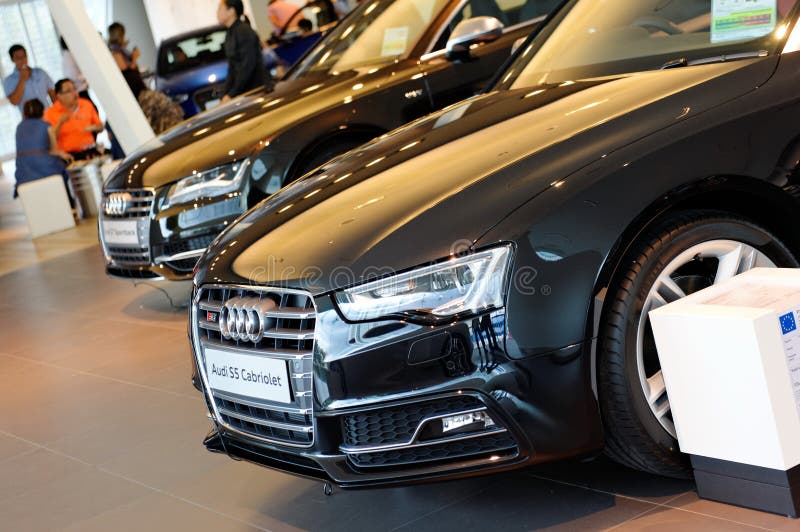 Audi S5 & S7 at Audi Centre Singapore Editorial Stock Image - Image of ...