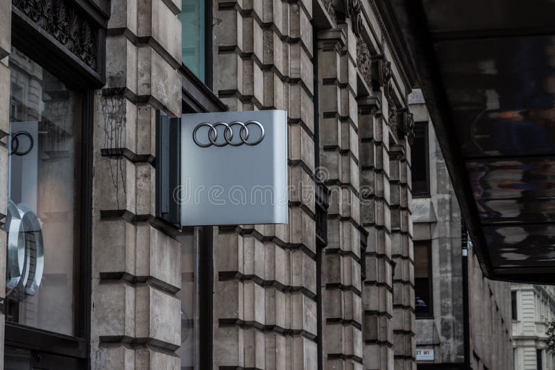 Audi Sign On Wall Picture. Image: 84958295