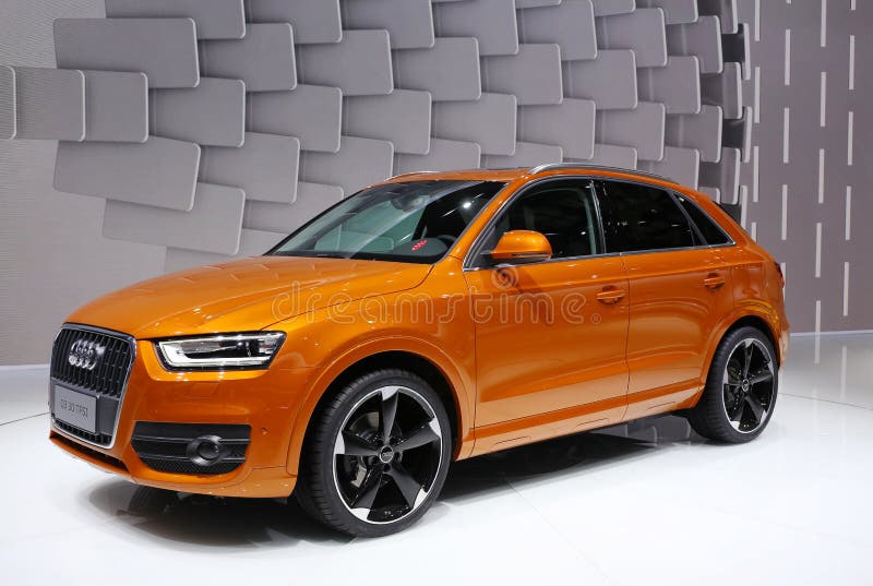 Audi Suv editorial image. Image of sport, yellow, luxury - 45441490