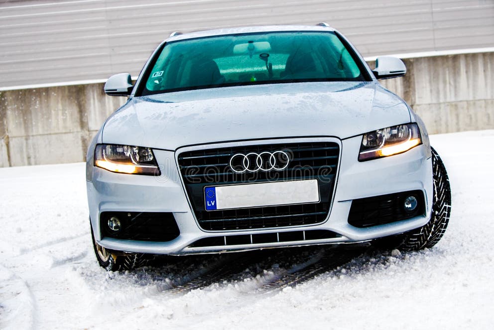 Audi in Winter editorial photography. Image of amazing - 82619052