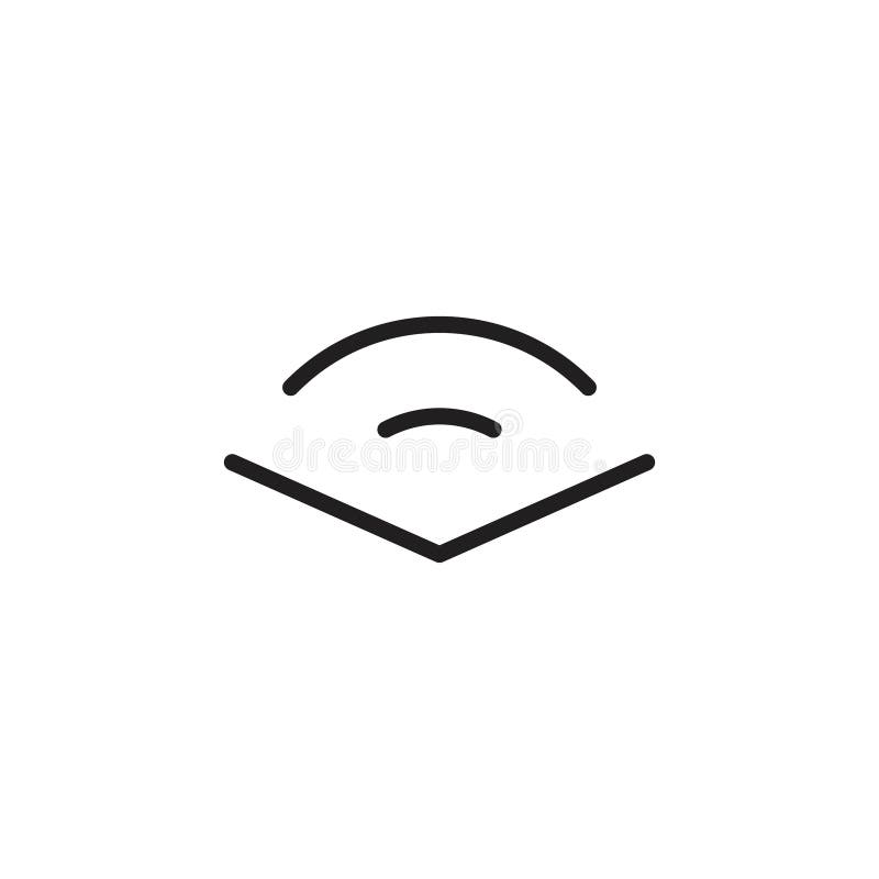 Audible Icon Flat Line Illustration Stock Vector - Illustration of ...