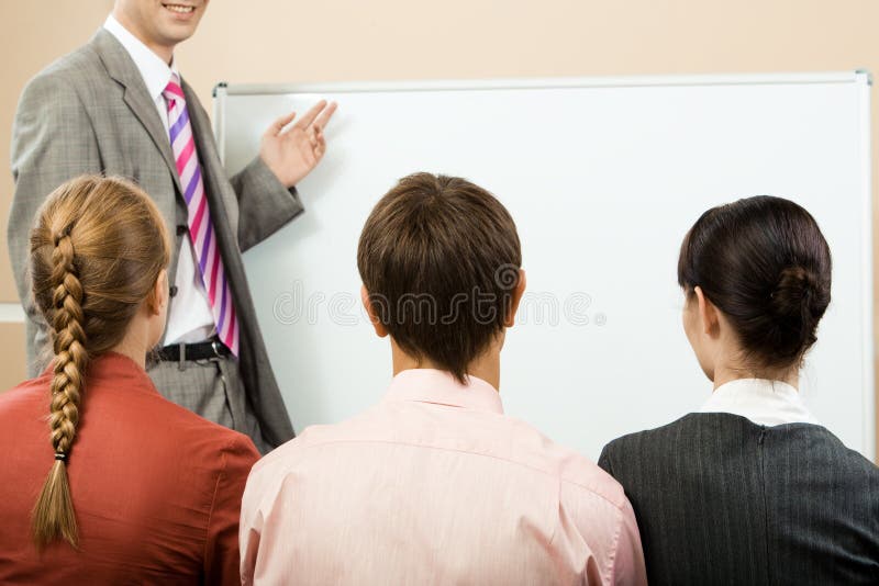 Large Group of Seminar Audience in Class Room Stock Image - Image of ...