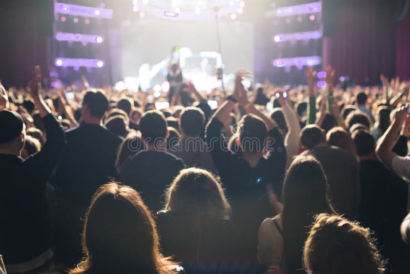 Audience Applauded by the Stage Artist. Editorial Stock Photo - Image ...