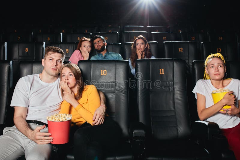 Scared Audience stock image. Image of eyes, scared, emotion - 23688383