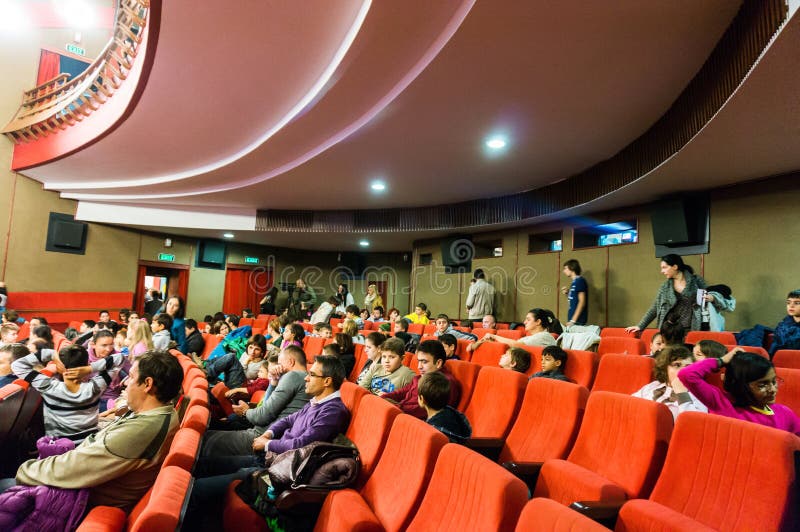 Audience in cinema editorial photography. Image of auditorium - 41359777
