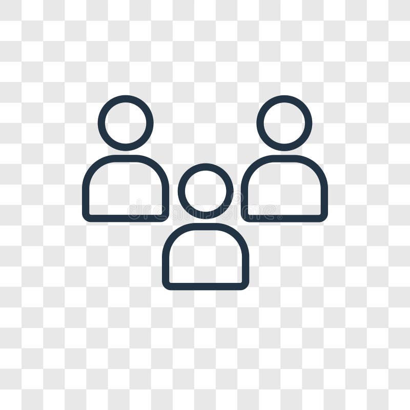 Audience Icon Vector Isolated on White Background, Logo Concept Stock ...