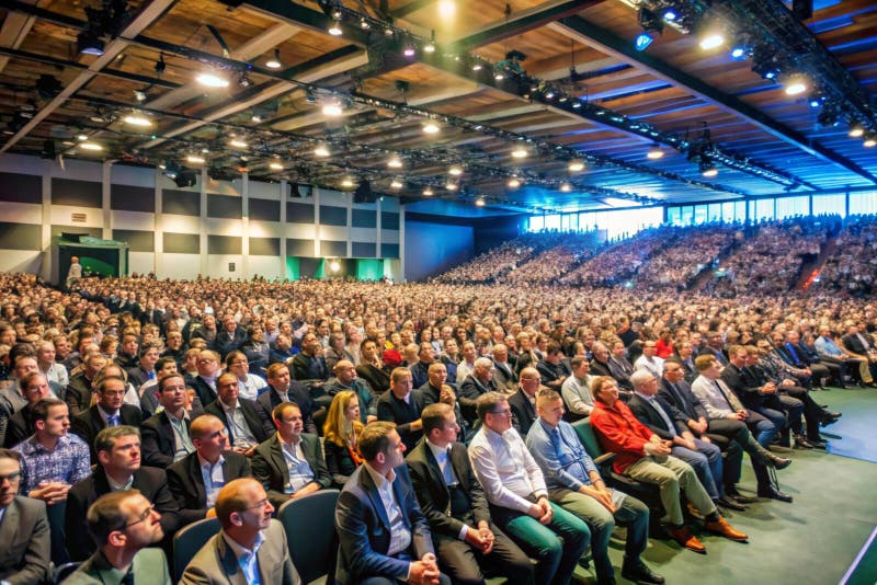 Audience at the Conference Hall Stock Illustration - Illustration of ...