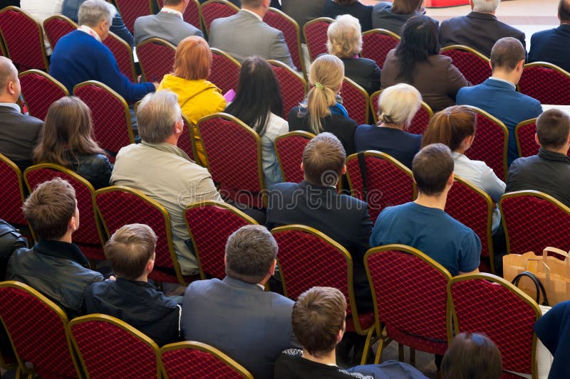 Audience at the conference editorial stock image. Image of professional ...