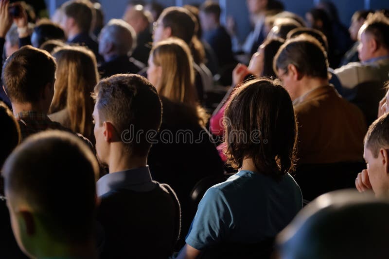 Audience at Conference Hall Editorial Image - Image of public, seminar ...