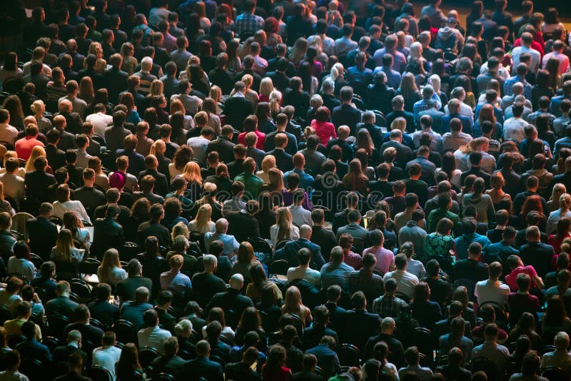 Audience at Conference Hall Editorial Image - Image of education ...