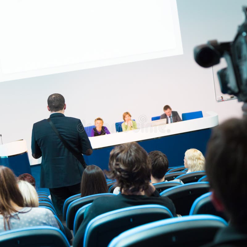 Audience at the Conference Hall. Editorial Photo - Image of listeners ...