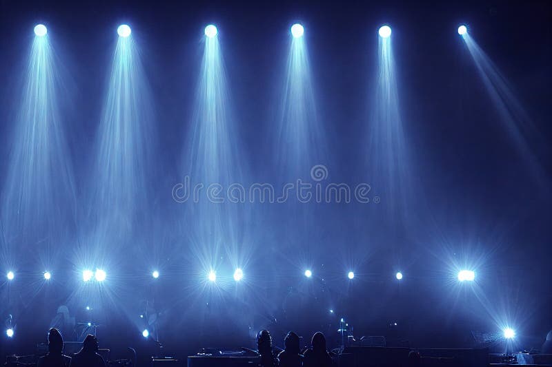 Audience Crowd People at Abstract Concert Stock Image - Image of ...