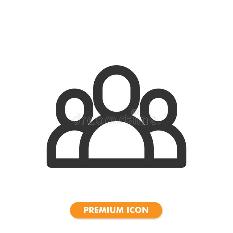 Audience Icon Pack Isolated On White Background. For Your Web Site ...