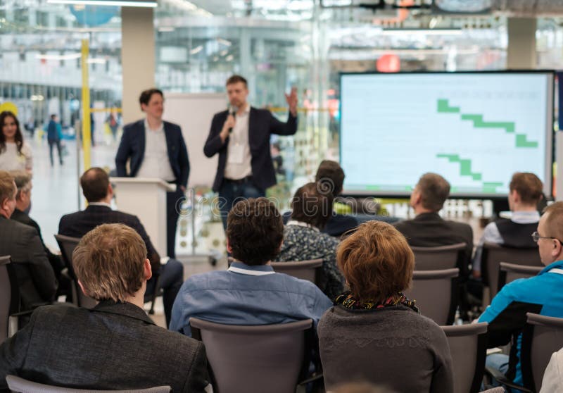 Audience Listens Lecturer at Workshop Editorial Photography - Image of ...