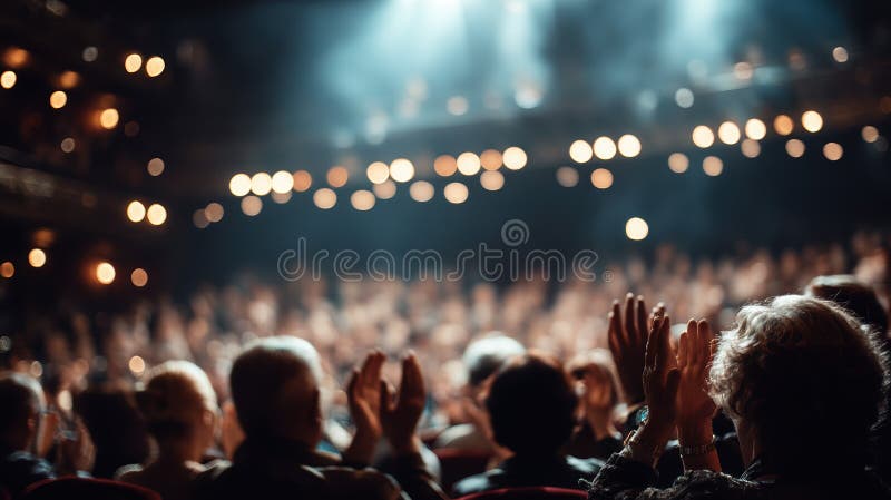 Audience Theater Applause Performance Spotlight People Celebration ...