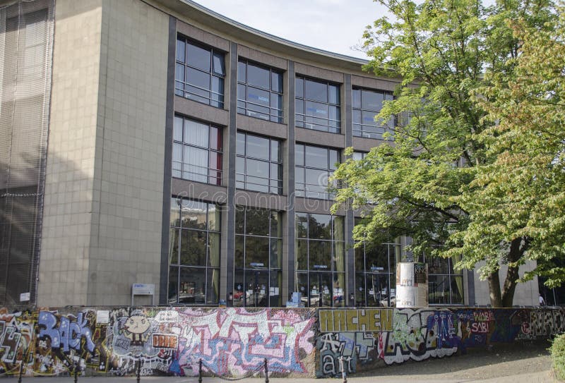 Audimax is an hall in RWTH stock image. Image of building - 230552625