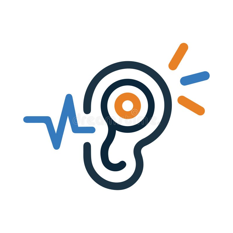 Audio, Audiology, Ear, WIFI, Audiology Icon Stock Vector - Illustration ...