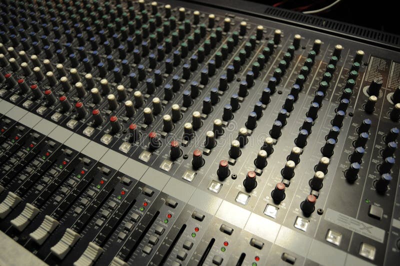 Audio Board stock photo. Image of digital, electronic - 14520126