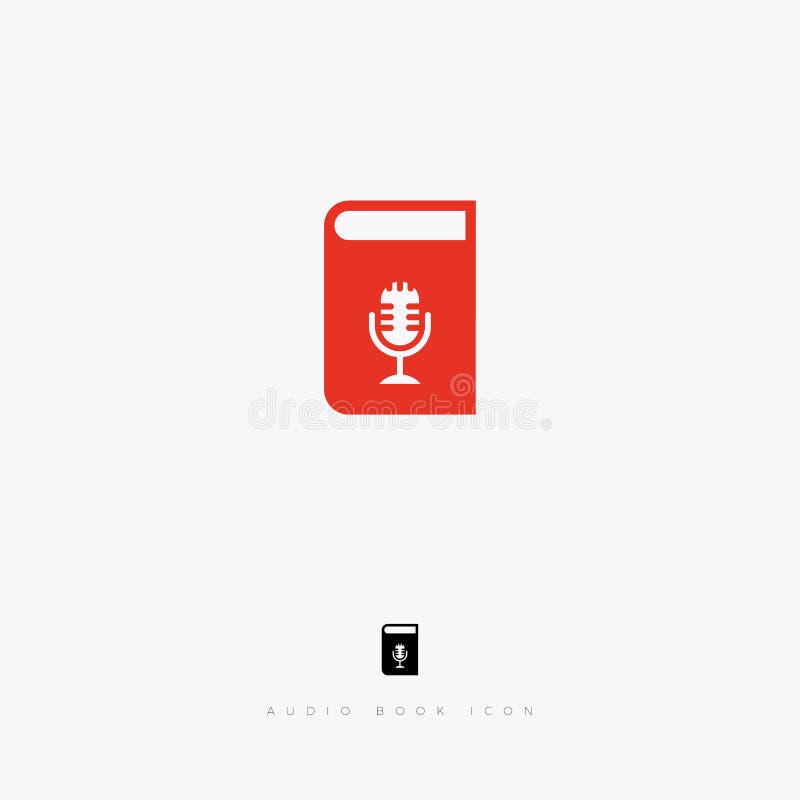 Audio Book Icon. Digital Audio Book Logo. Online Electronic Library ...