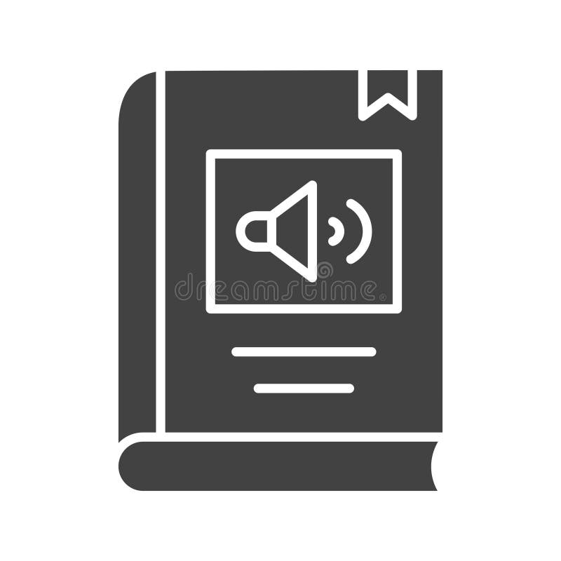 Audio Book Icon Image. stock vector. Illustration of isolated - 282882972