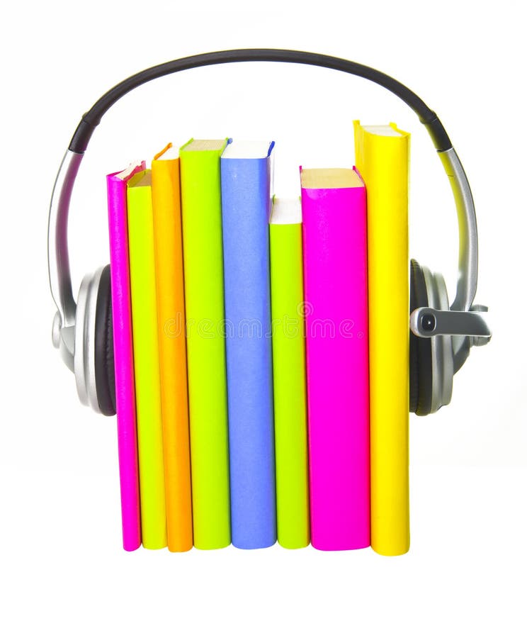 Audio Books Concept stock image. Image of isolated, sound - 17459887