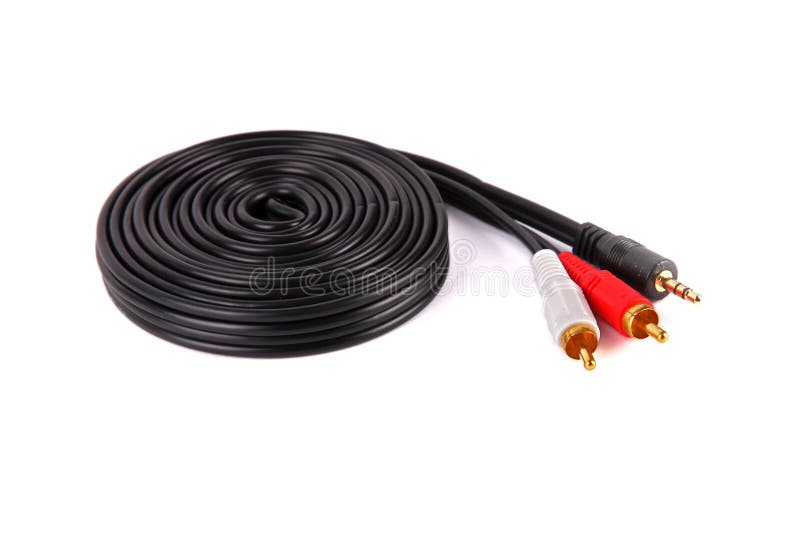 Audio Cable stock image. Image of music, computer, wire - 8916199
