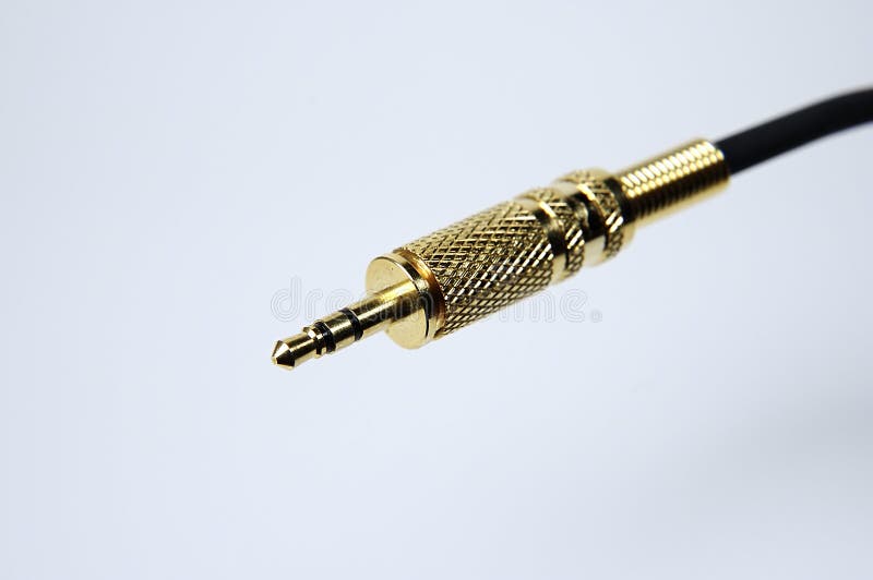 Audio Cable stock image. Image of wire, technolgy, mini - 14519