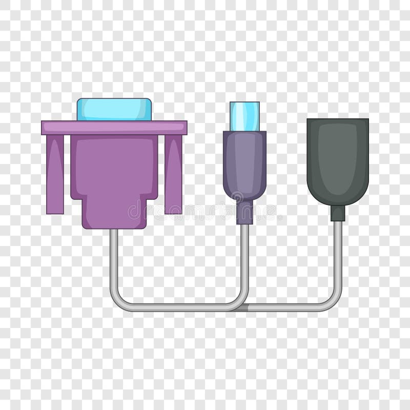 Audio Cable Icon, Cartoon Style Stock Vector - Illustration of ...