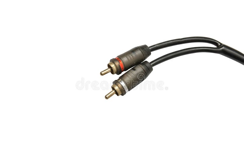 Audio Cable stock photo. Image of metal, equipment, component - 36642810