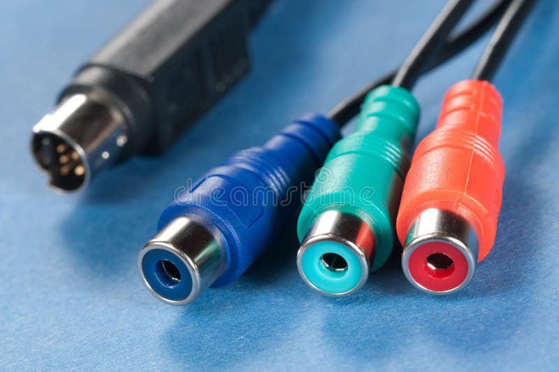 Audio cable stock photo. Image of information, cord, network - 61815624