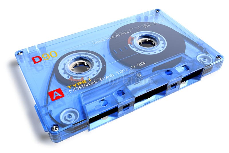 Audio cassette stock illustration. Illustration of boom - 15678938