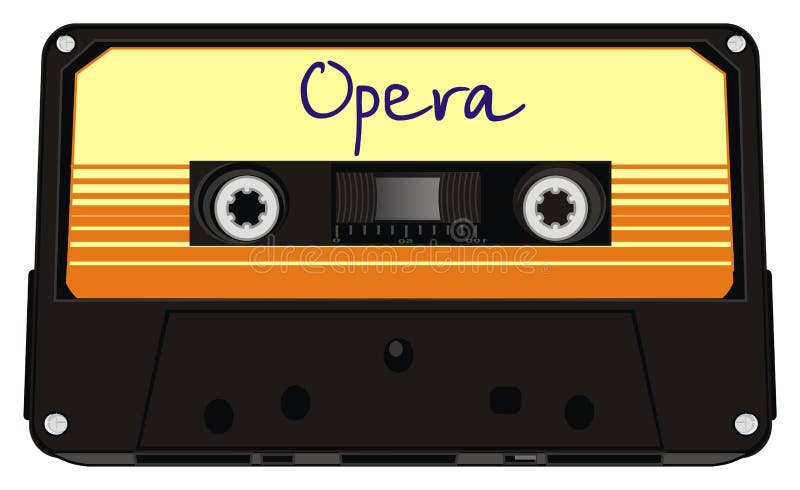 I love opera stock illustration. Illustration of white - 114965925