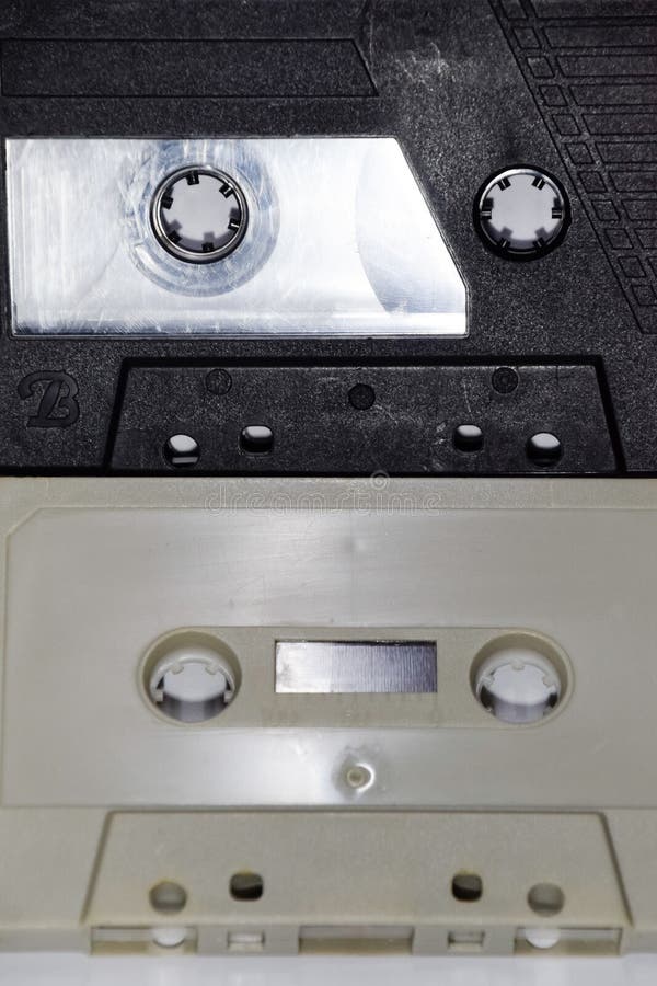 Audio Cassette. Retro Music Medium, Compact Cassette Tape Recorder ...