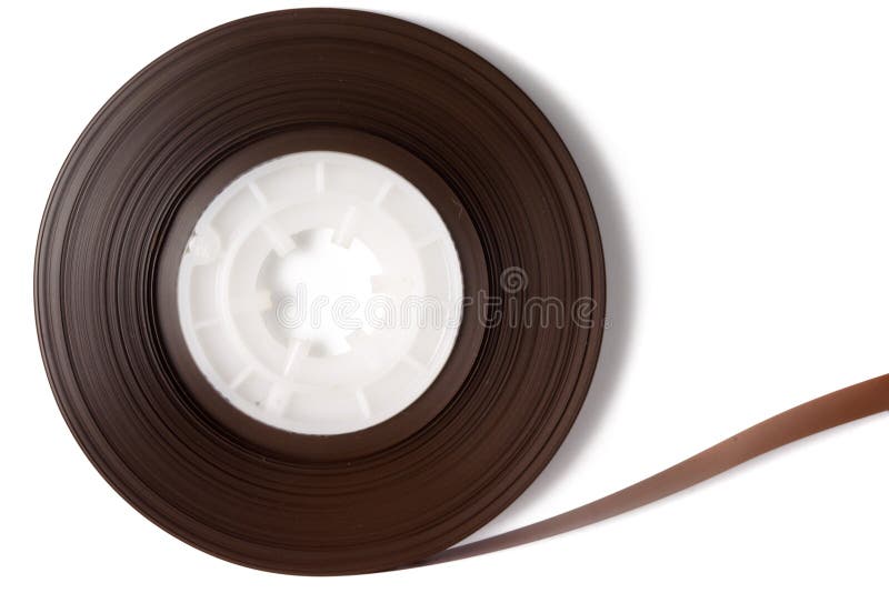 Audio cassette roll stock photo. Image of retro, magnetic - 35073078