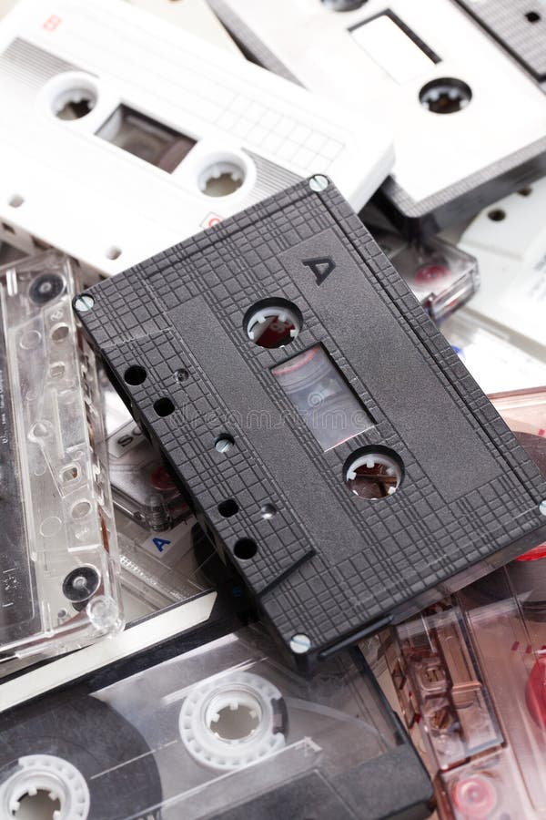Old broken cassette. stock photo. Image of repairing - 23214900