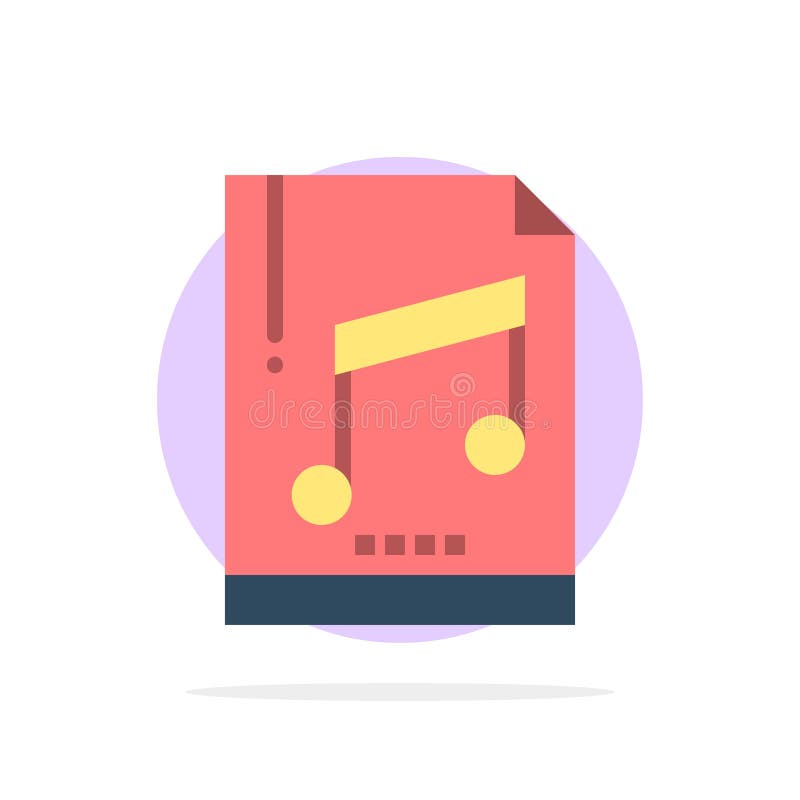 Audio, Computer, File, Mp3, Sample Abstract Circle Background Flat ...