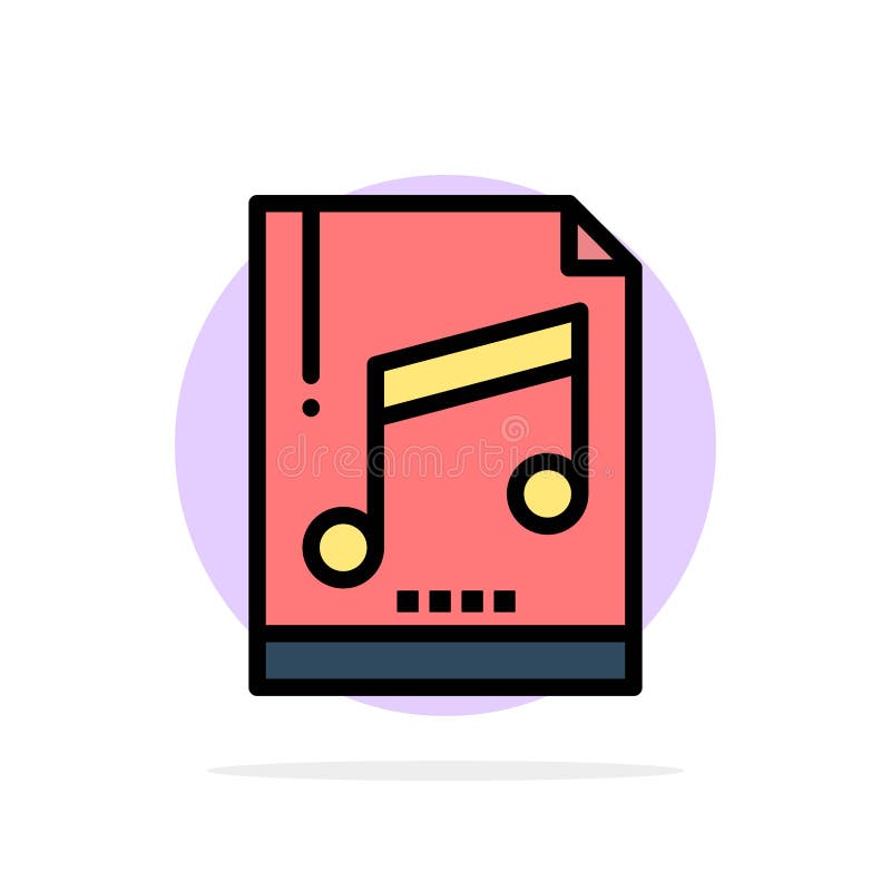 Audio, Computer, File, Mp3, Sample Abstract Circle Background Flat ...