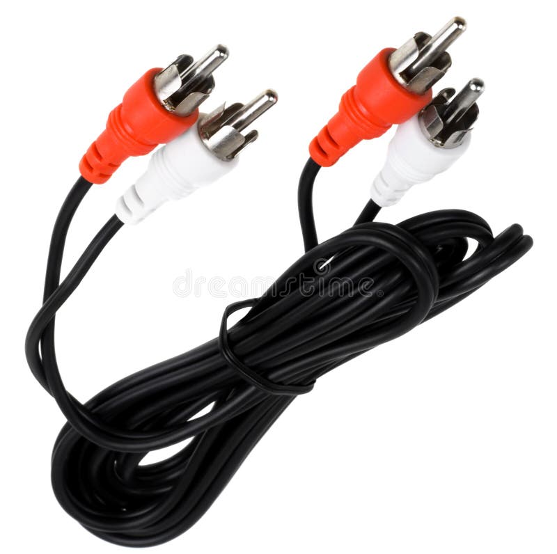 Audio connector cable stock image. Image of connector - 11320163