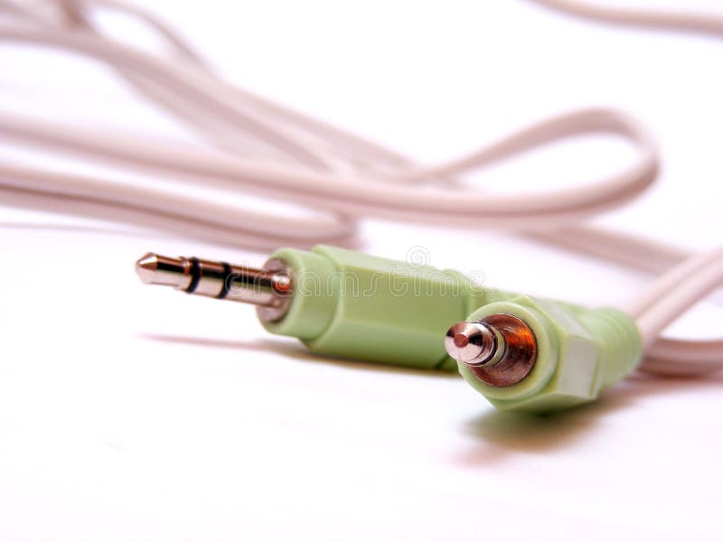 Audio connectors stock image. Image of technology, close - 13082677