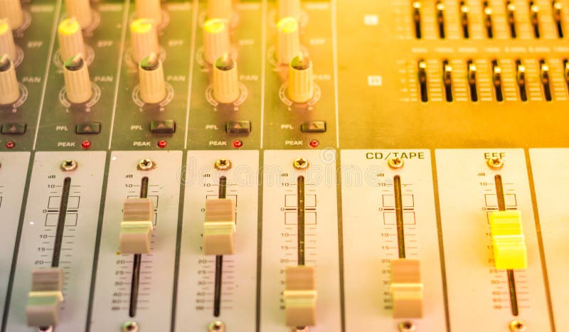 Audio control stock image. Image of channel, design, concert - 94645487