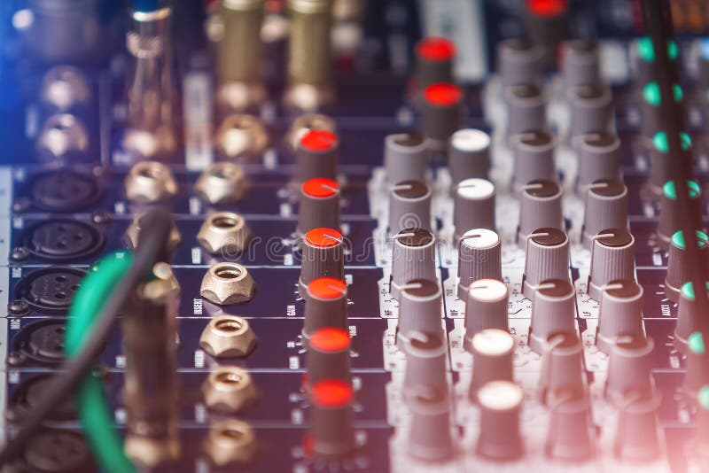Dj Control Panel stock photo. Image of electronic, cable - 118608864