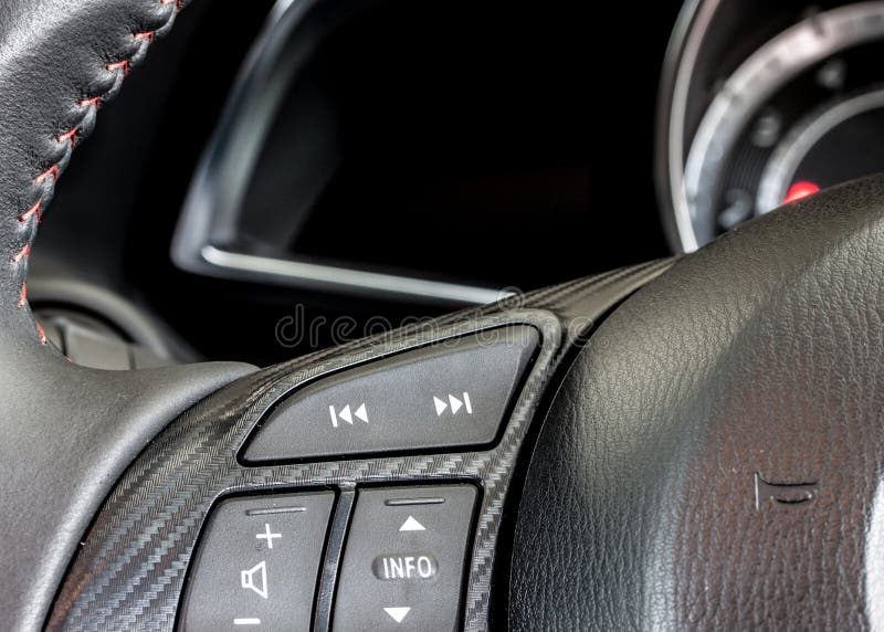 Car audio control panel stock image. Image of player - 22812949