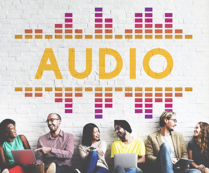 Audio Digital Equalizer Music Tunes Sound Wave Graphic Concept Stock ...