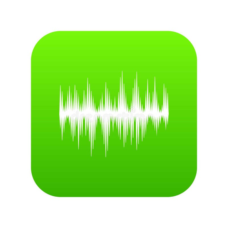 Audio Digital Equalizer Technology Icon Digital Green Stock Vector ...